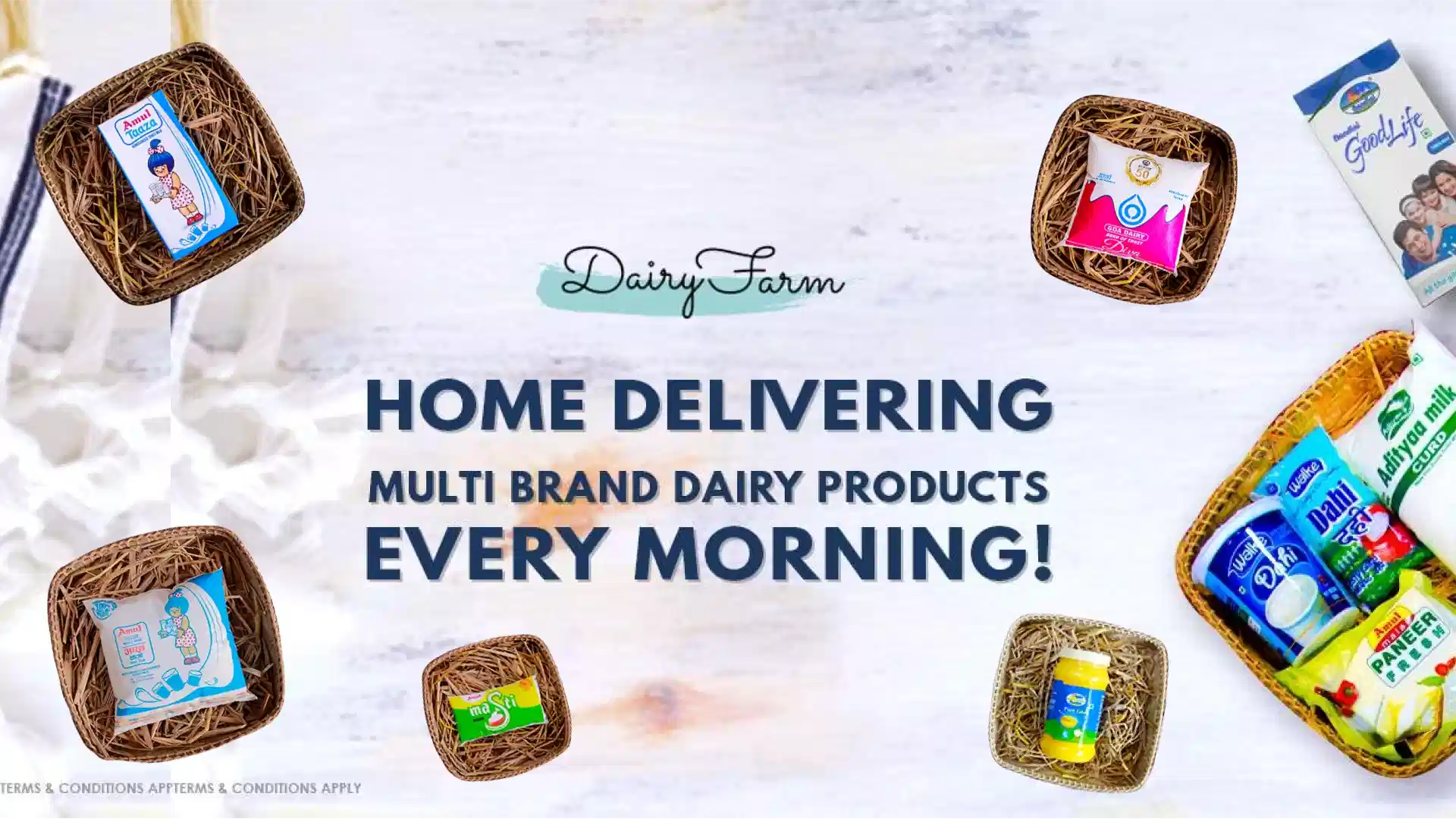 Dairy Farm | Products | Milk & Dairy Delivery Service